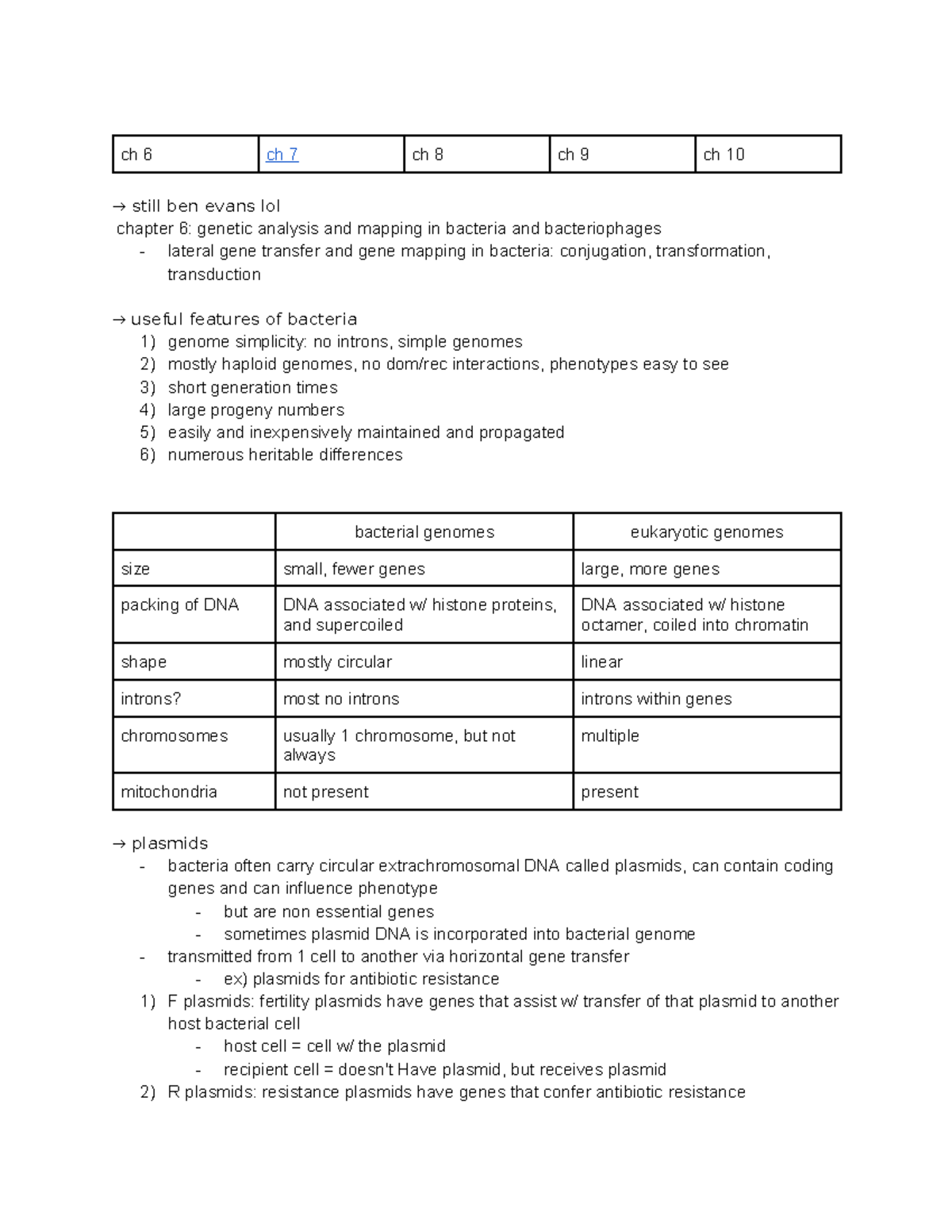Bio 2c03 final - ch 6 ch 7 ch 8 ch 9 ch 10 → still ben evans lol ...