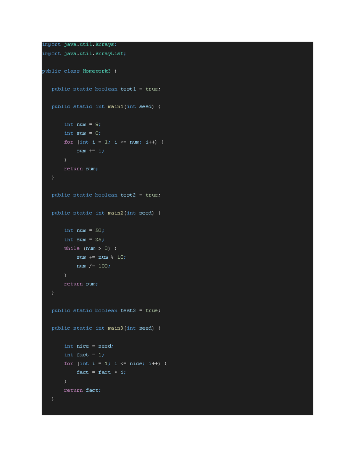Hmwk 3 - hmwk - import java.util; import java.util; public ...