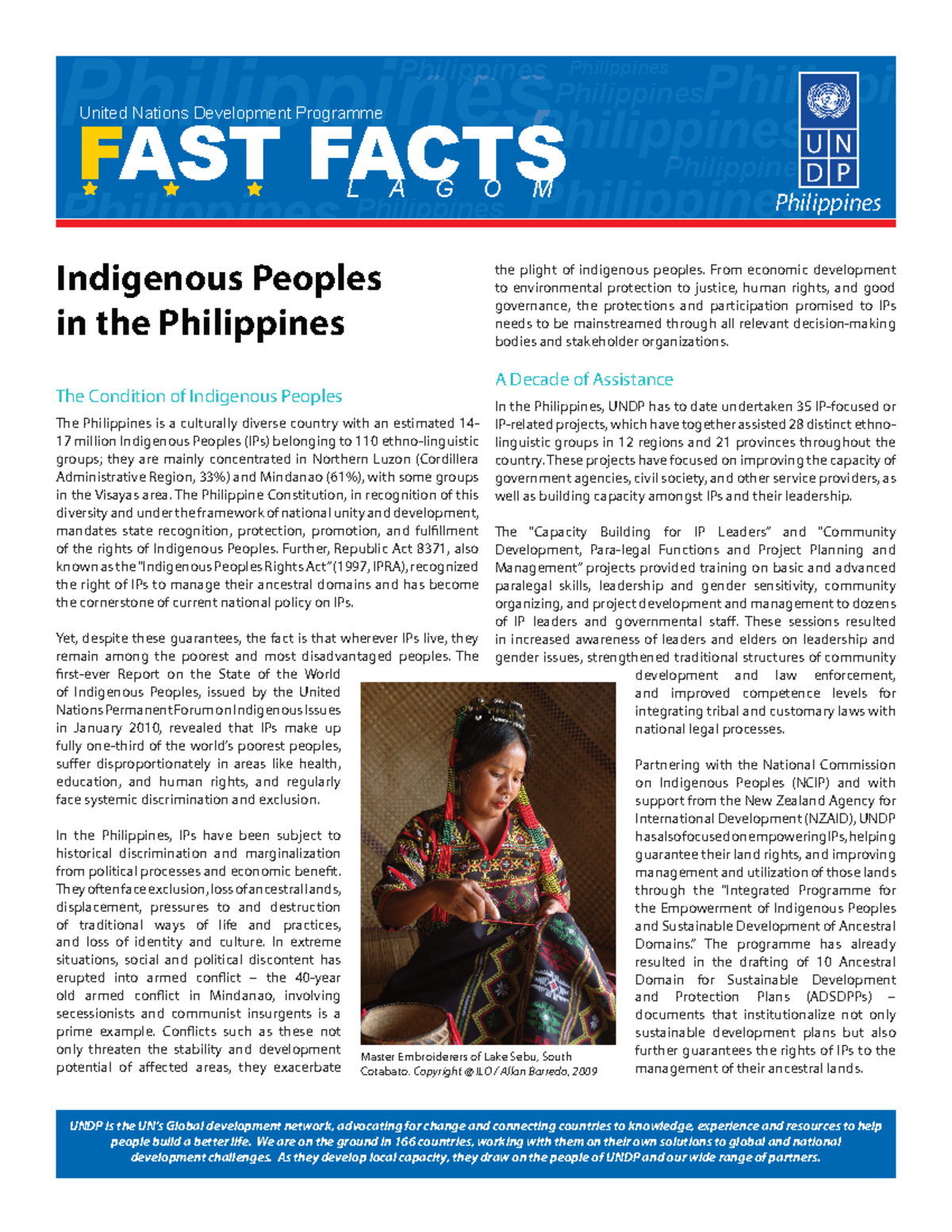 Fast Facts 6 Indigenous Peoples in the Philippines rev 1 - The ...