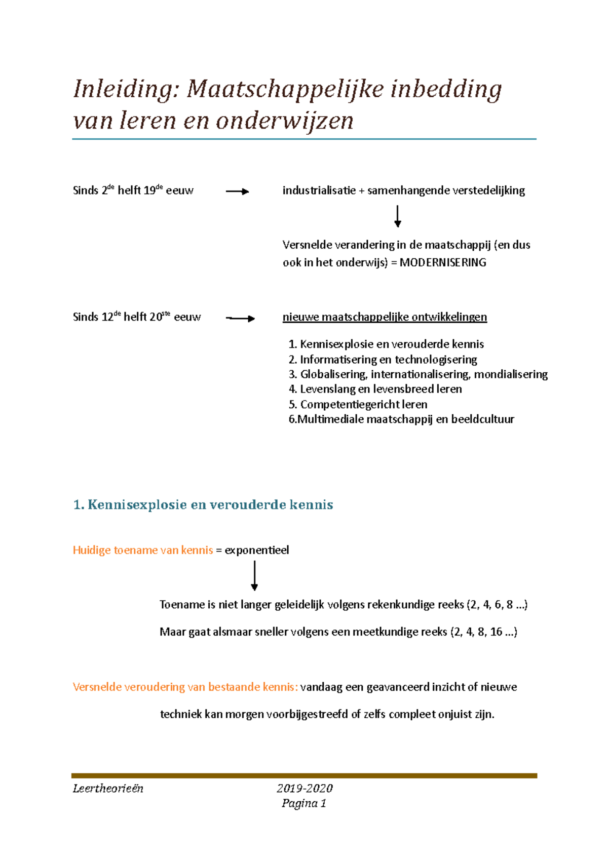 Leer- en Motivatiepsychologie - Leertheorieën - Inleiding ...