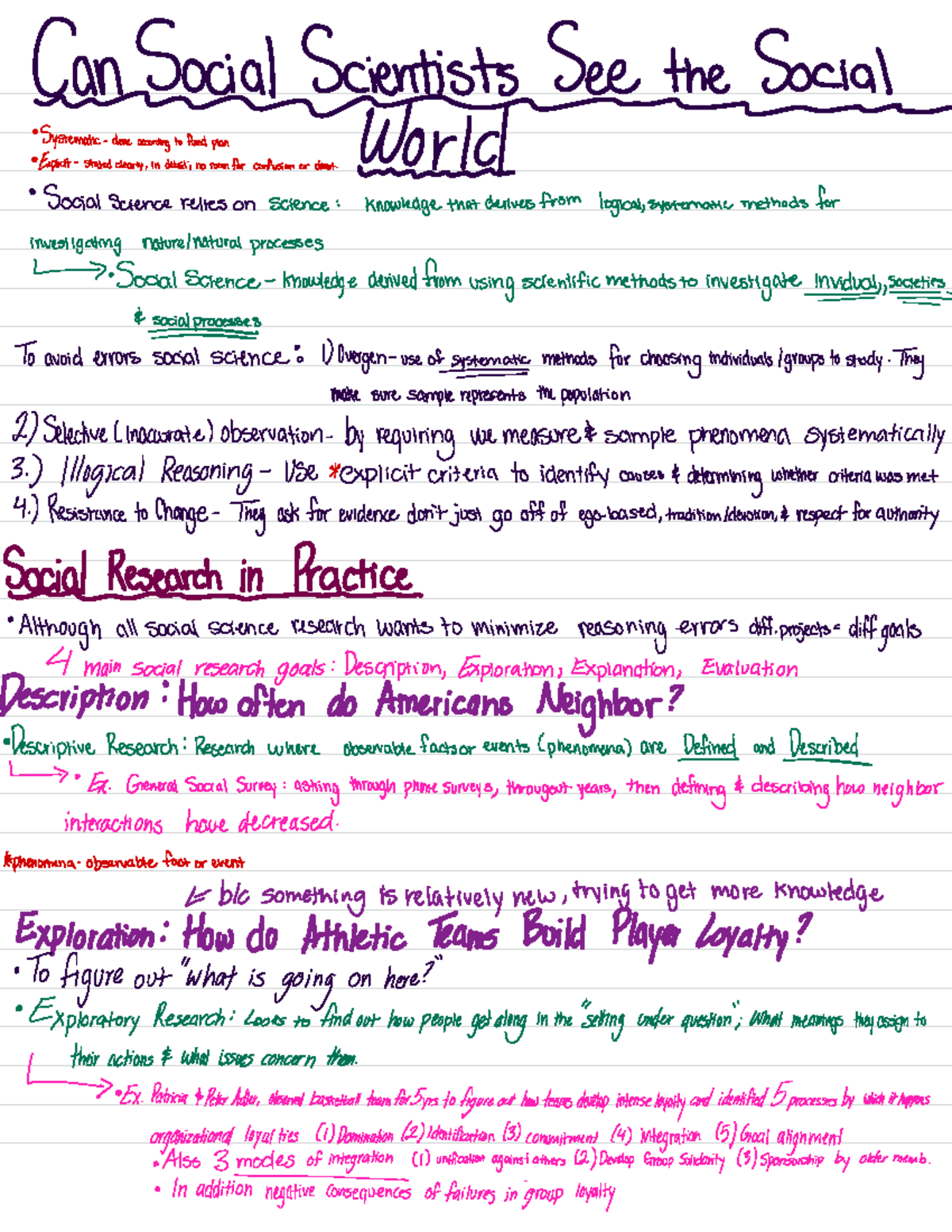 Can Social Scientists see the Social World - Can Social Scientists See ...