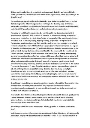 Inclusiveness-1012 final exam (June 2014 ) - YARDSTICK INTERNATIONAL ...