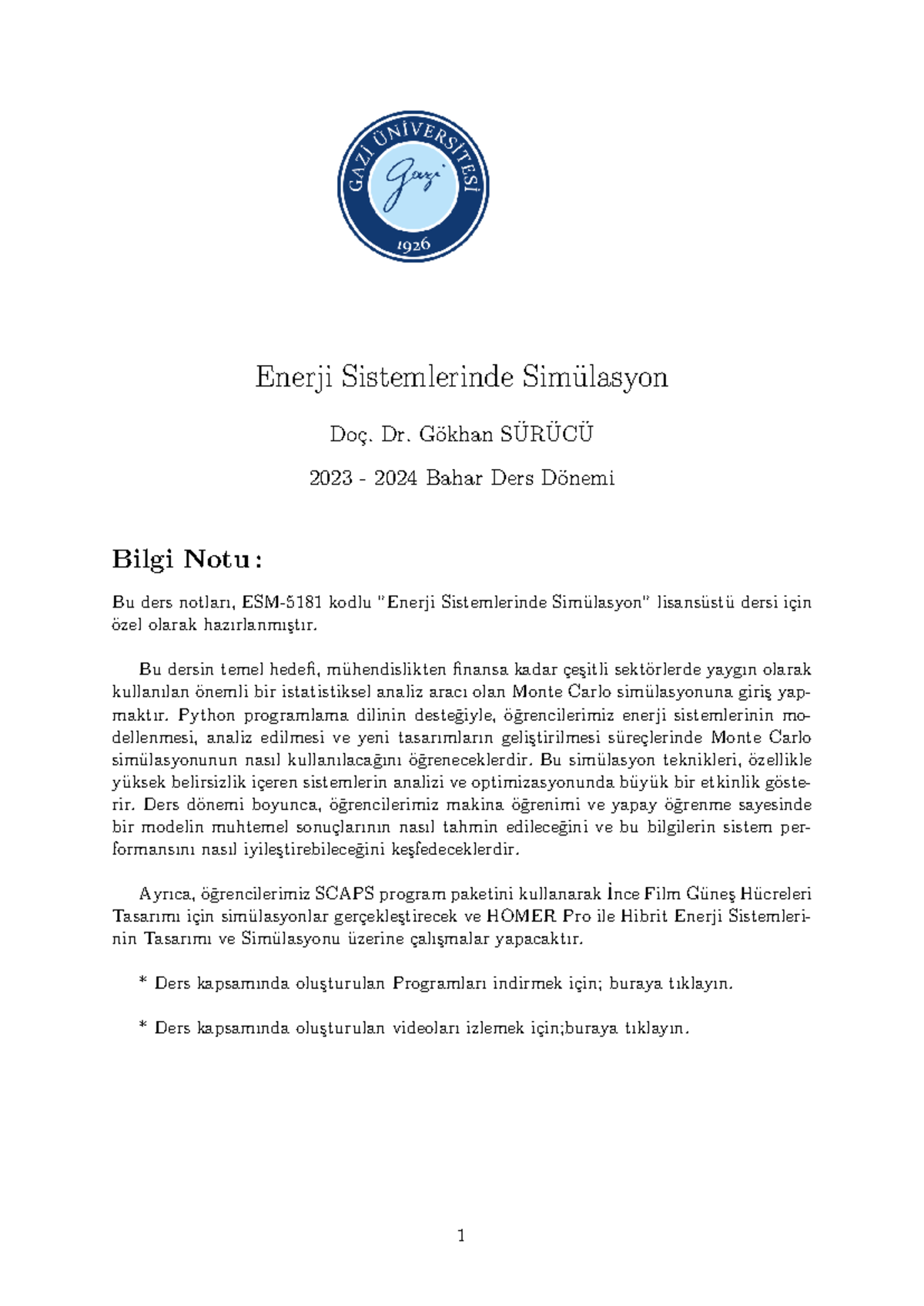 Enerji Sistemleri - deww sddw gtr ggg - Enerji Sistemlerinde Sim ...