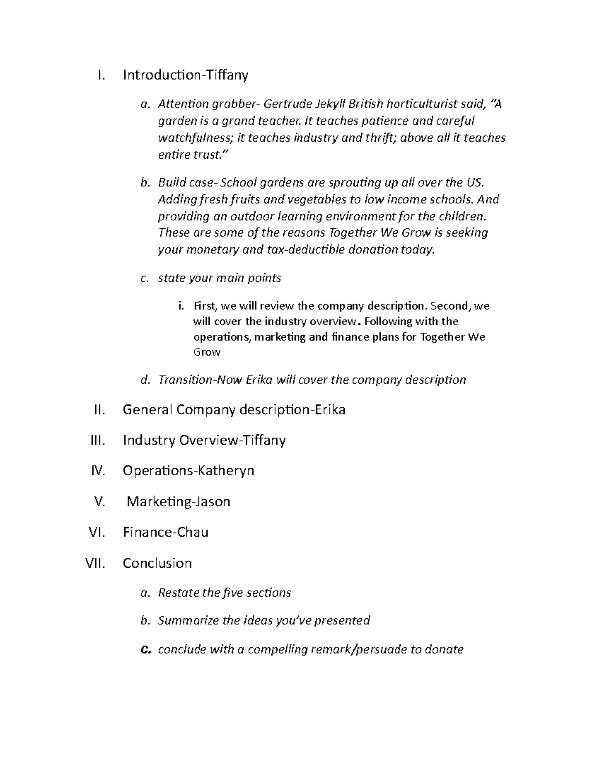 Communication Speech Outline - ART 10A - LBCC - Studocu