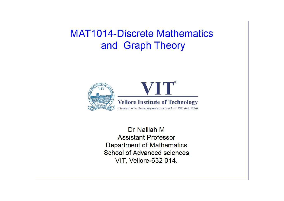 21-Graph theory concepts-24-03-2023 - Discrete Mathematics and Graph ...