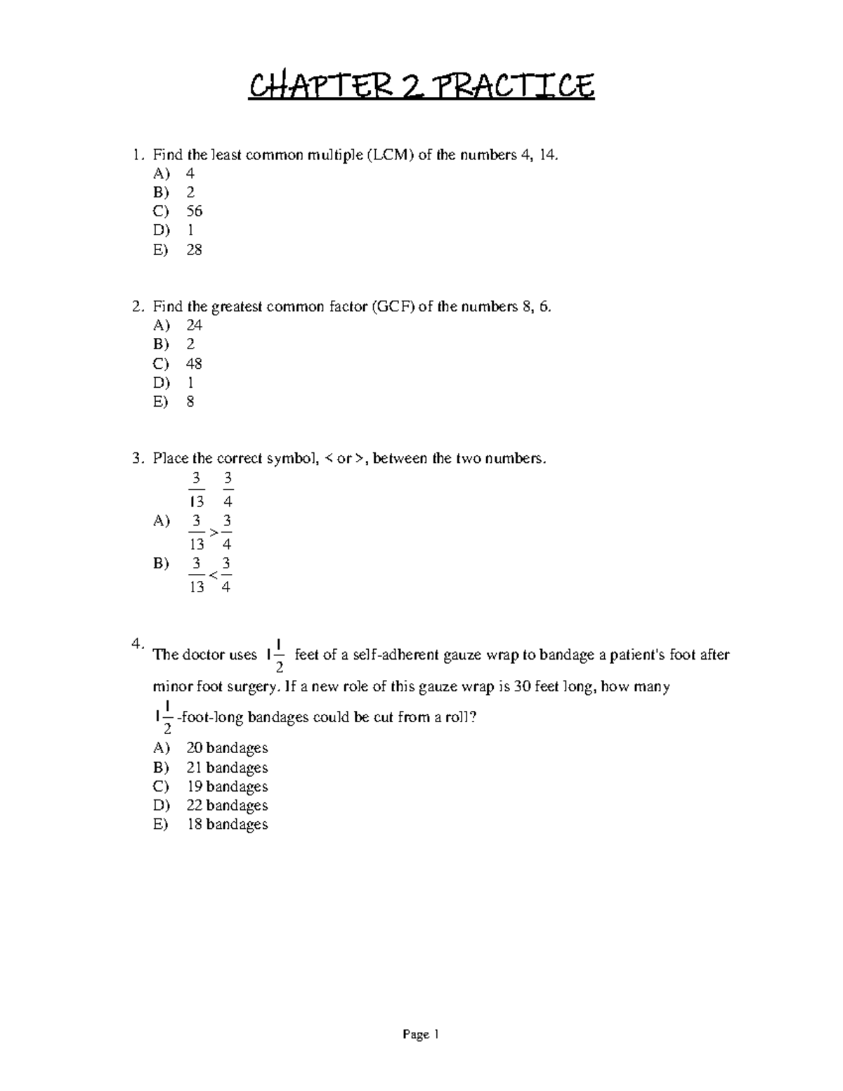 Chapter 2 Practice Tests 2021 Guided Reflection - CHAPTER 2 PRACTICE ...