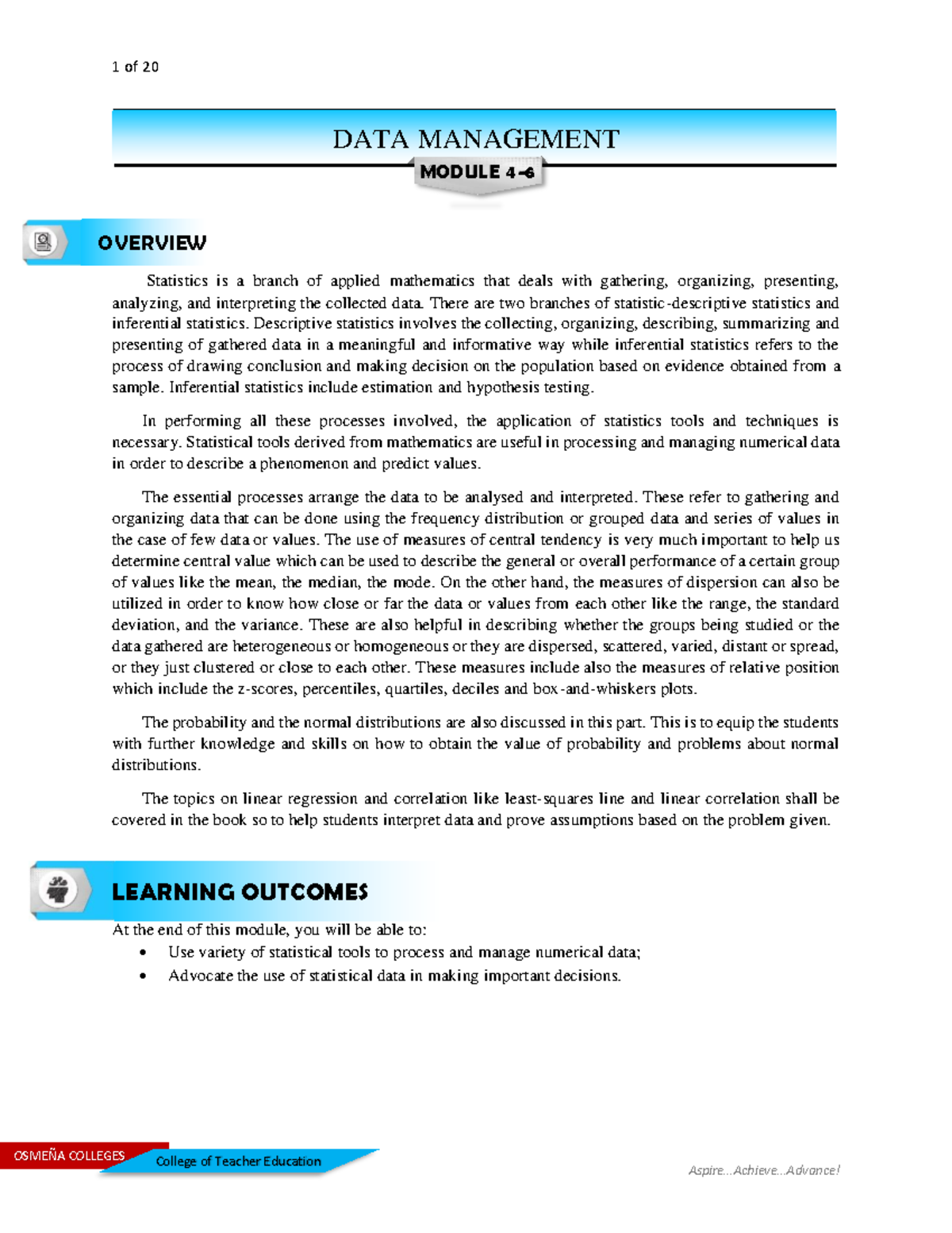 Ge 04 Midterm Module - MATHEMATICS IN THE MODERN WORLD - OSME—A ...
