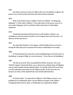 Notes on First Cry of Rebellion - Notes on the “Cry” of August 1896 Jim ...