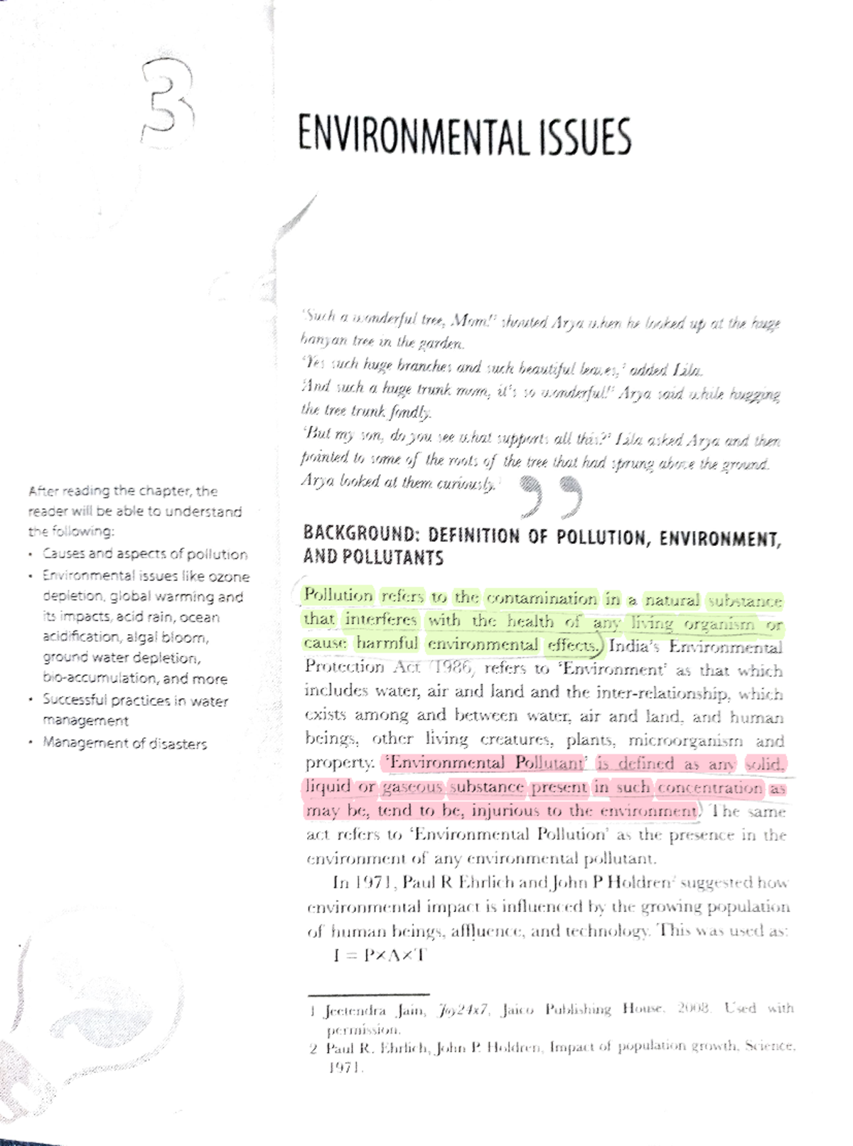 SEBP 8 - environmental notes - ENVIRONMENTAL ISSUES Such a wmnderful ...