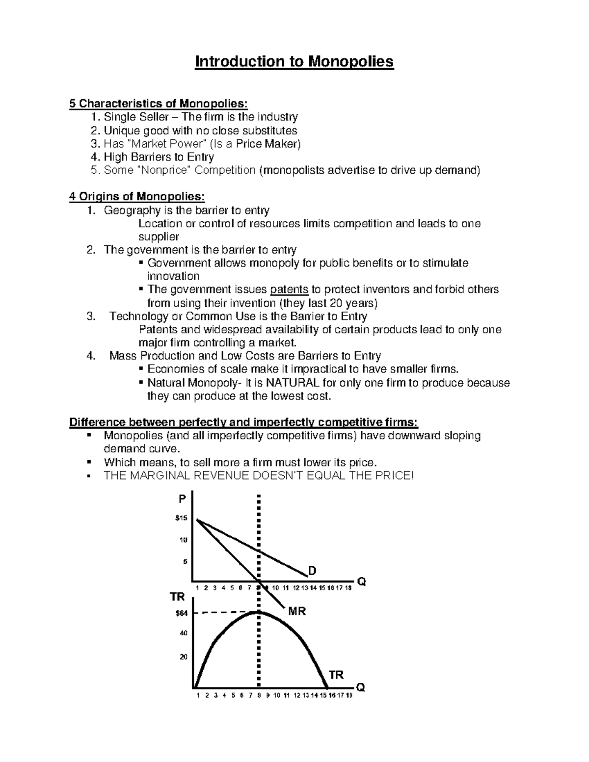 Introduction+to+Monopolies+Notes - Introduction to Monopolies 5 ...