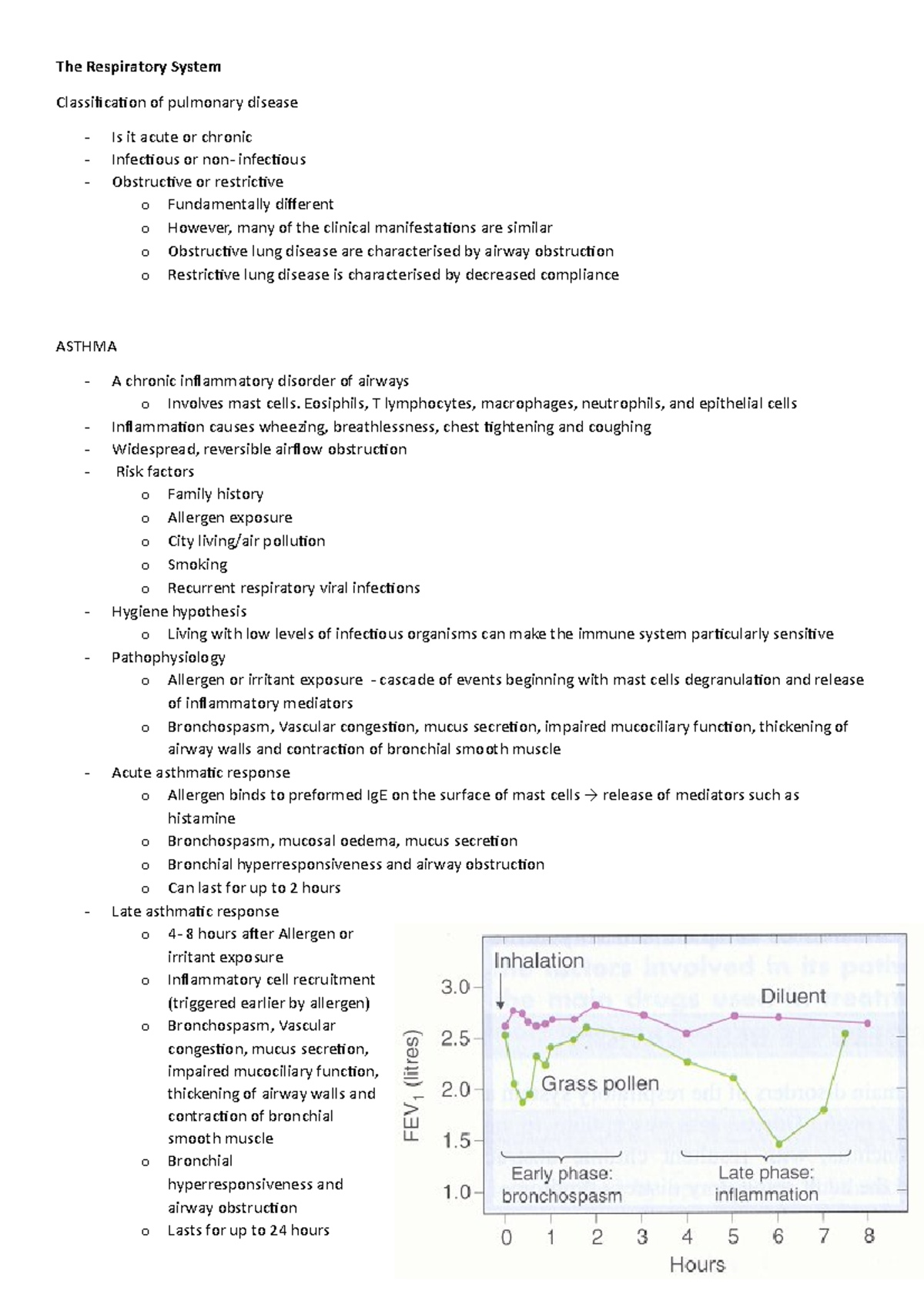 The Respiratory System - The Respiratory System Classification of ...