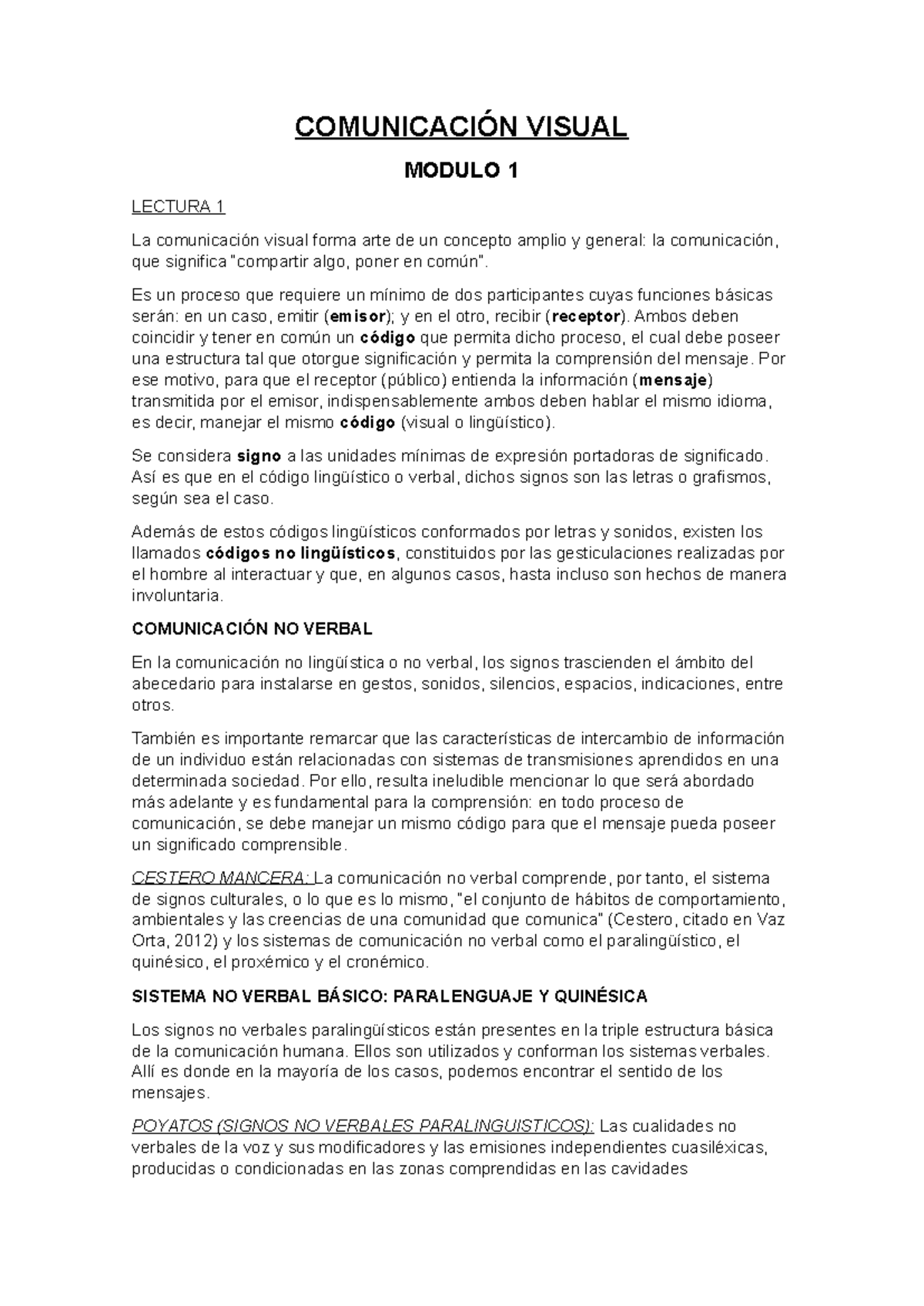 Comunicación Visual - m1 m2 m3 m4 - COMUNICACIÓN VISUAL MODULO 1 ...