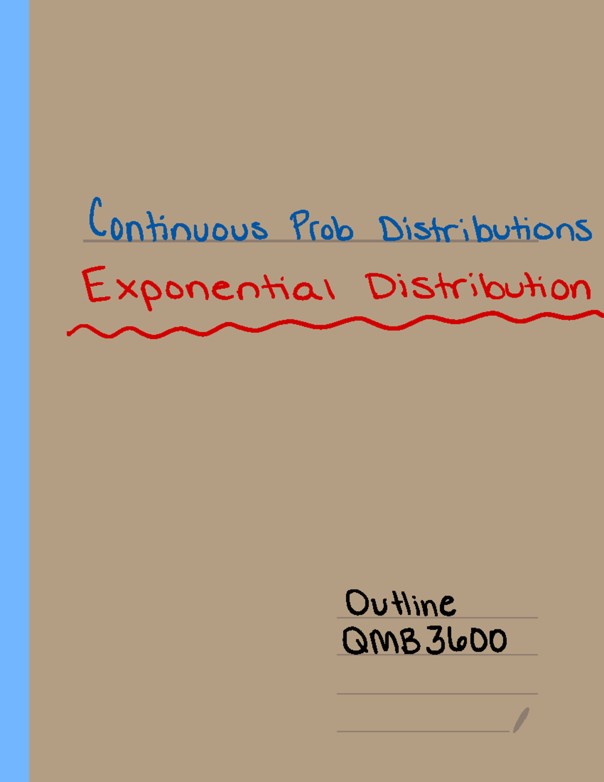 Exponential Distributions - Continuous Prob Distributions F-xponentialD ...