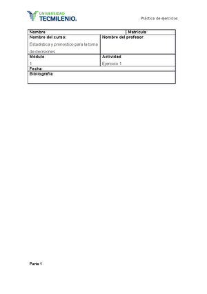Ejercicio DE Estadistica 3 XD - Nombre: Marco Esteban Angulo Higuera Fernando Pecorelli Carlos ...