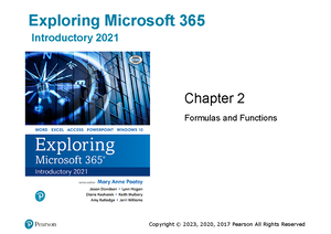 P01 PPT accessible - Exploring Microsoft 365 Introductory 2021 Chapter 1 Introduction to ...