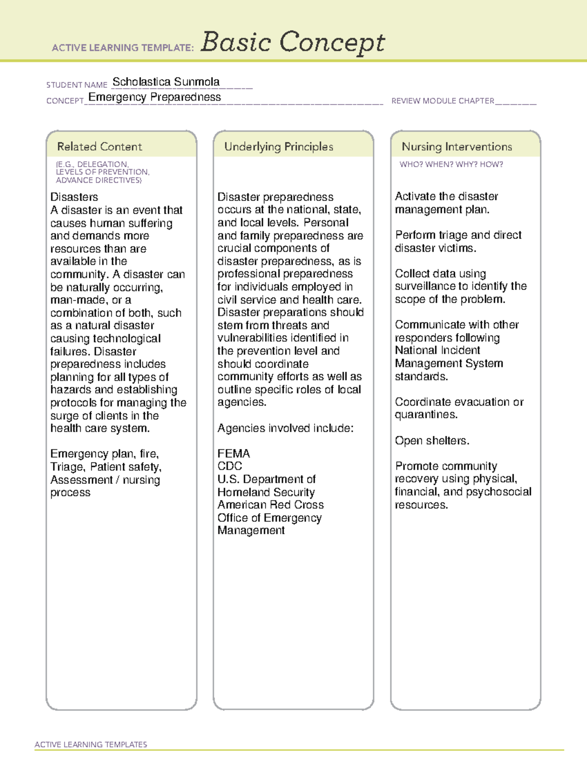 Comm 4 - active learning template - HLTH366 - ACTIVE LEARNING TEMPLATES ...