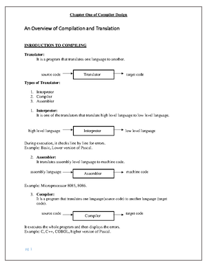 Chapter 3 syntax analysis (Context Free grammer)-(part of final exam ...