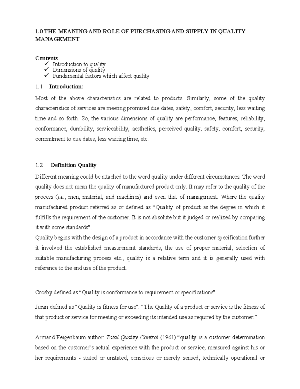 BMS 321 Generation of Requirements - 1 THE MEANING AND ROLE OF ...