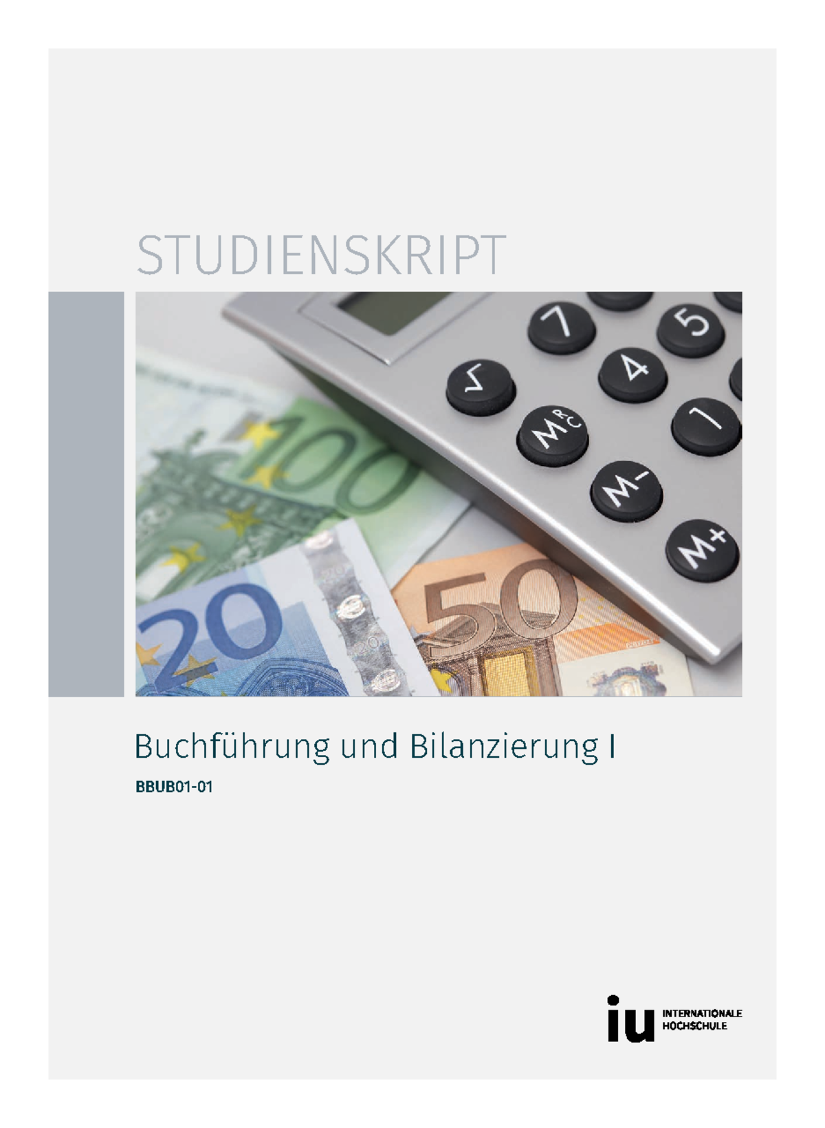 20220331_BBUB01-01_Skript.pdf - STUDIENSKRIPT Buchführung und Bilanzierung I BBUB01- Impressum ...