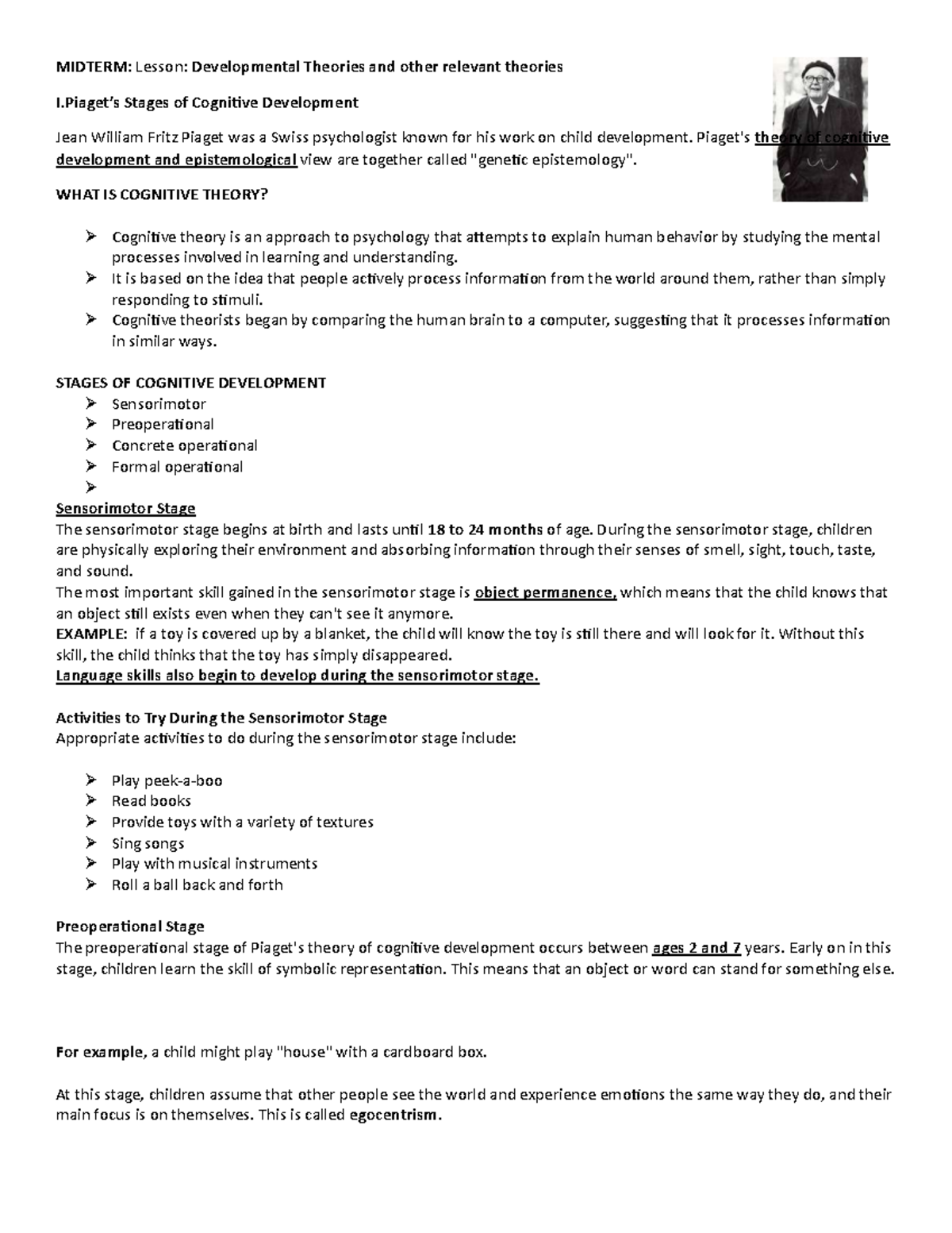 Lesson- Midterm - FOR EDUCATION PURPOSES ONLY - MIDTERM: Lesson ...