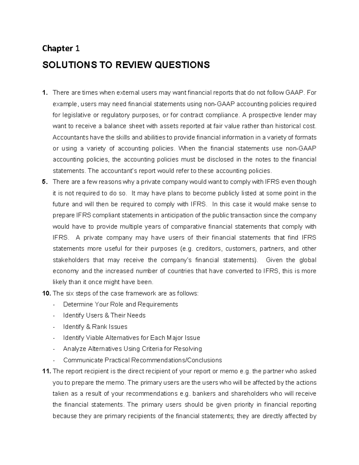 Chapter 1 Suggested Questions Solutions - Chapter 1 SOLUTIONS TO REVIEW ...