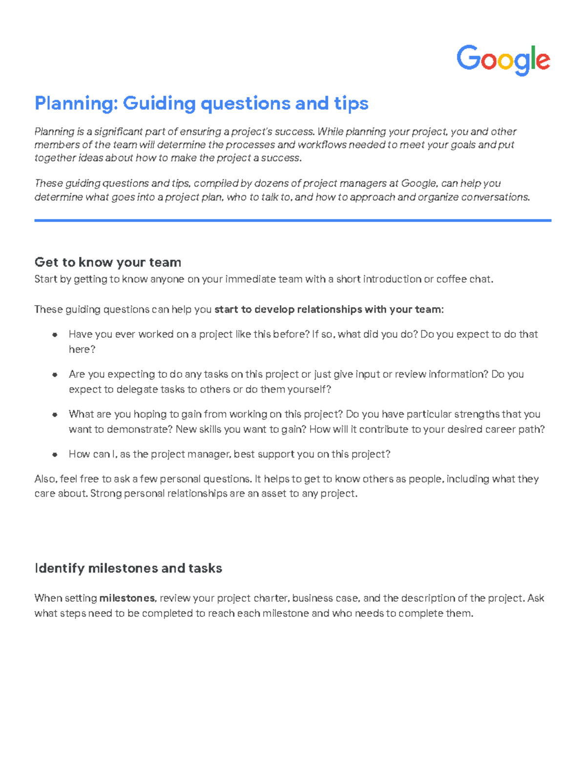 Planning -Guiding-Questions-and-Tips - Planning: Guiding questions and ...