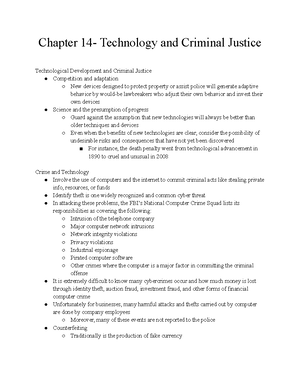 Chapter 2 - These are the Charpter 2, week 2 notes - Chapter 2 Crime ...