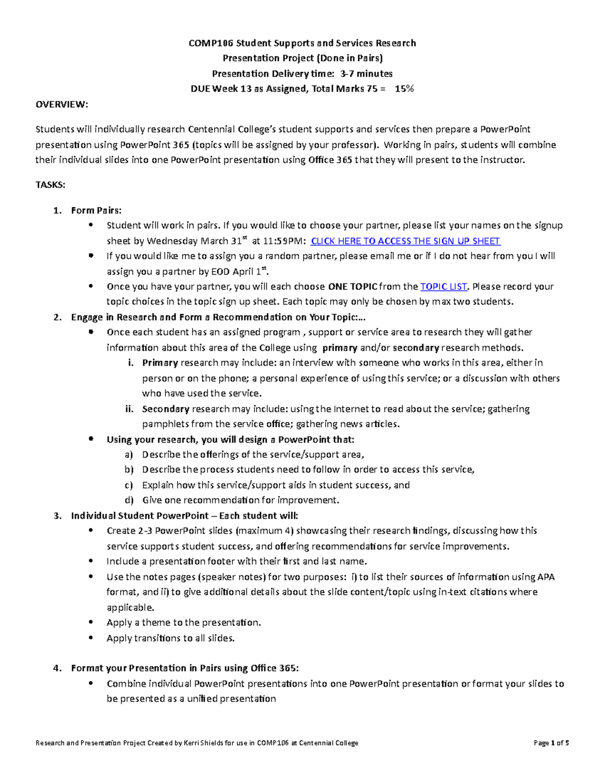 COMP106 PPT Instructions W21 - COMP106 Student Supports and Services ...