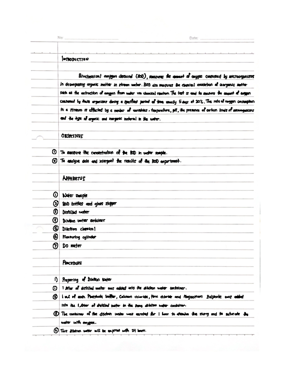 6C2B Biochemical Oxygen Demand (BOD) LAB Report Group 2 removed ...