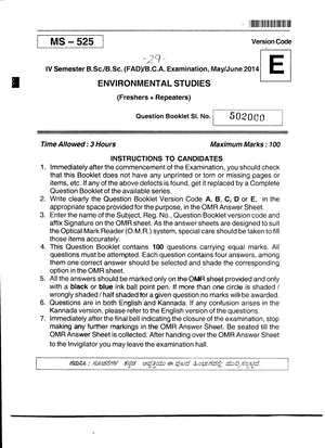 EVS-Question-Bank - All important questions in evs - ENVIRONMENTAL ...