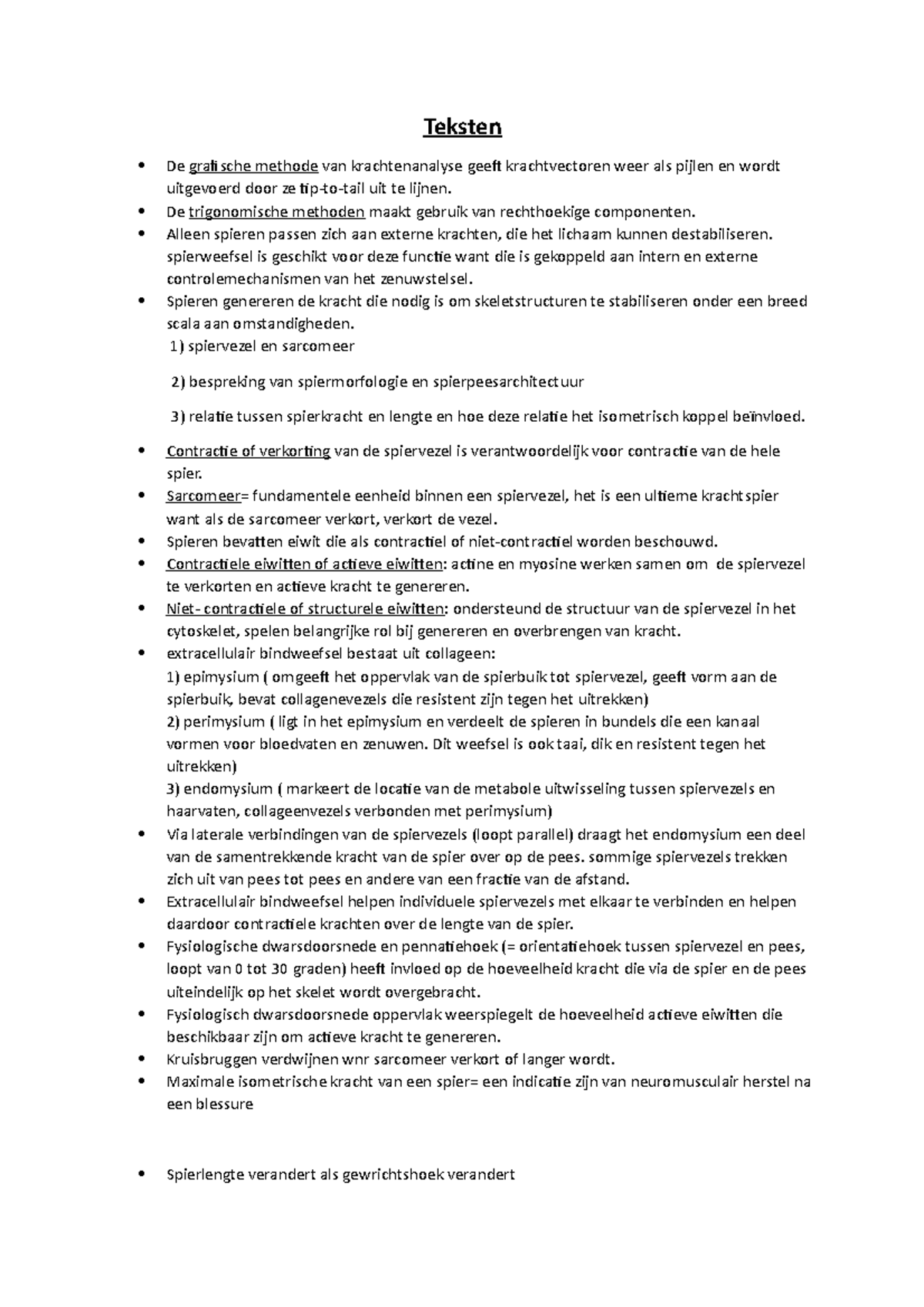 Samenvatting HB en teksten Kinem - Teksten De grafische methode van ...