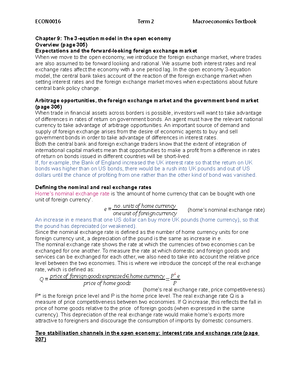 3-equation model - Macro2004 - Lecture 4: 3 Equation Model Central Bank – main goal is stabilise ...