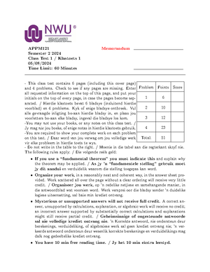 NWU - North-West University - Studocu