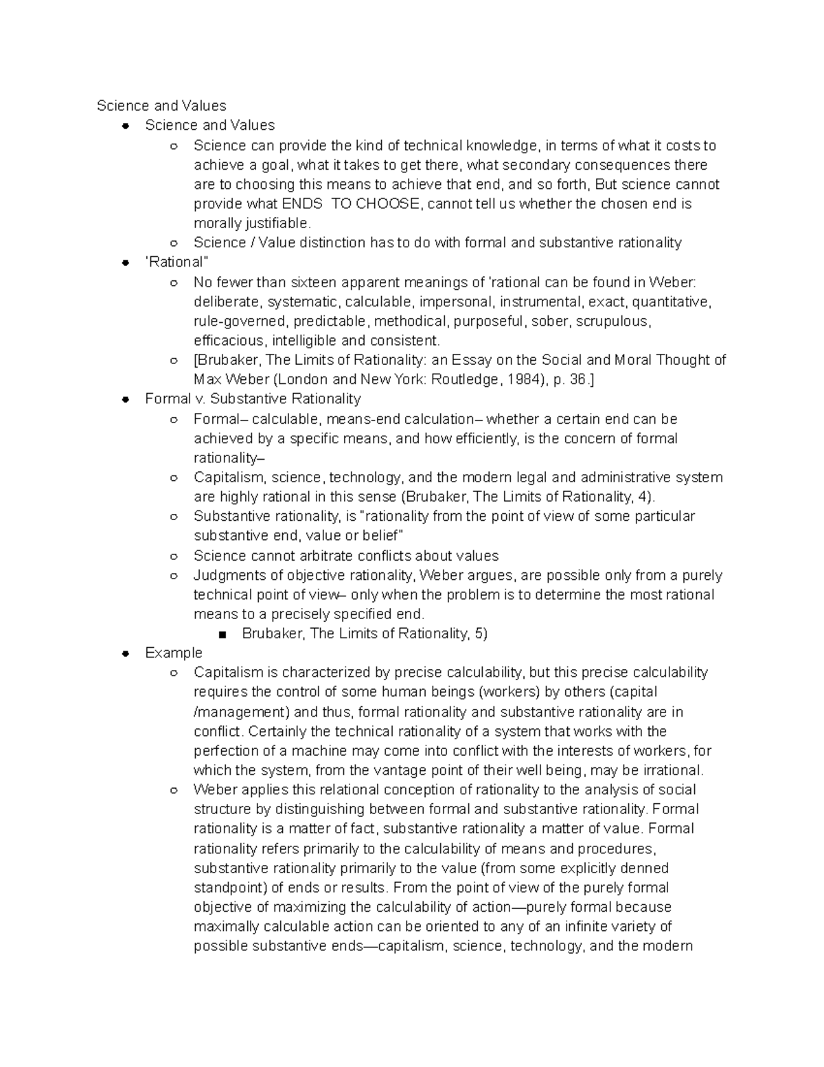 Lecture 12 - Science and Values Science and Values Science can provide ...