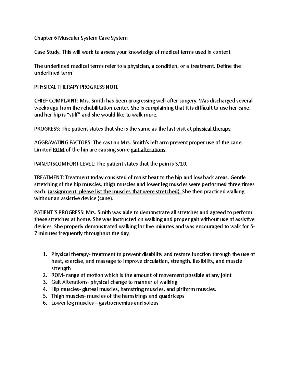 Chapter 6 Muscular System Case System - Chapter 6 Muscular System Case ...