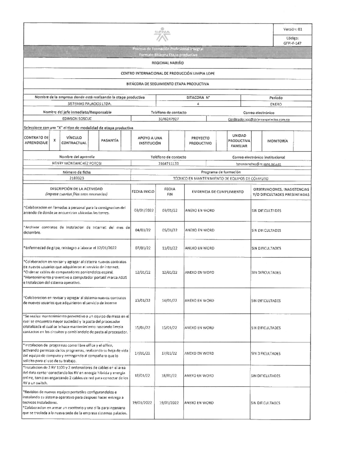 PRACTICAS DE MANTENIMIENTO - Mantenimiento de equipos de cómputo - Studocu
