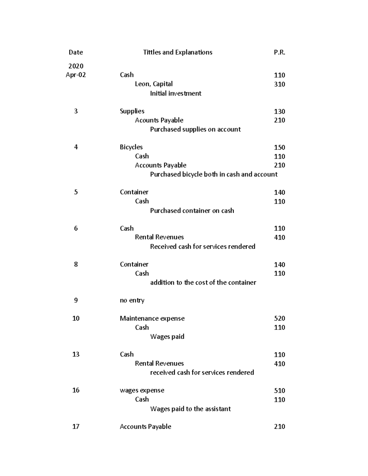 Scribd - Problem Solution for karen de leon - Date Tittles and ...