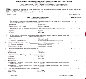 21CSC202J- Operating Systems NOV’24 - 24 a The memory can be allocated ...