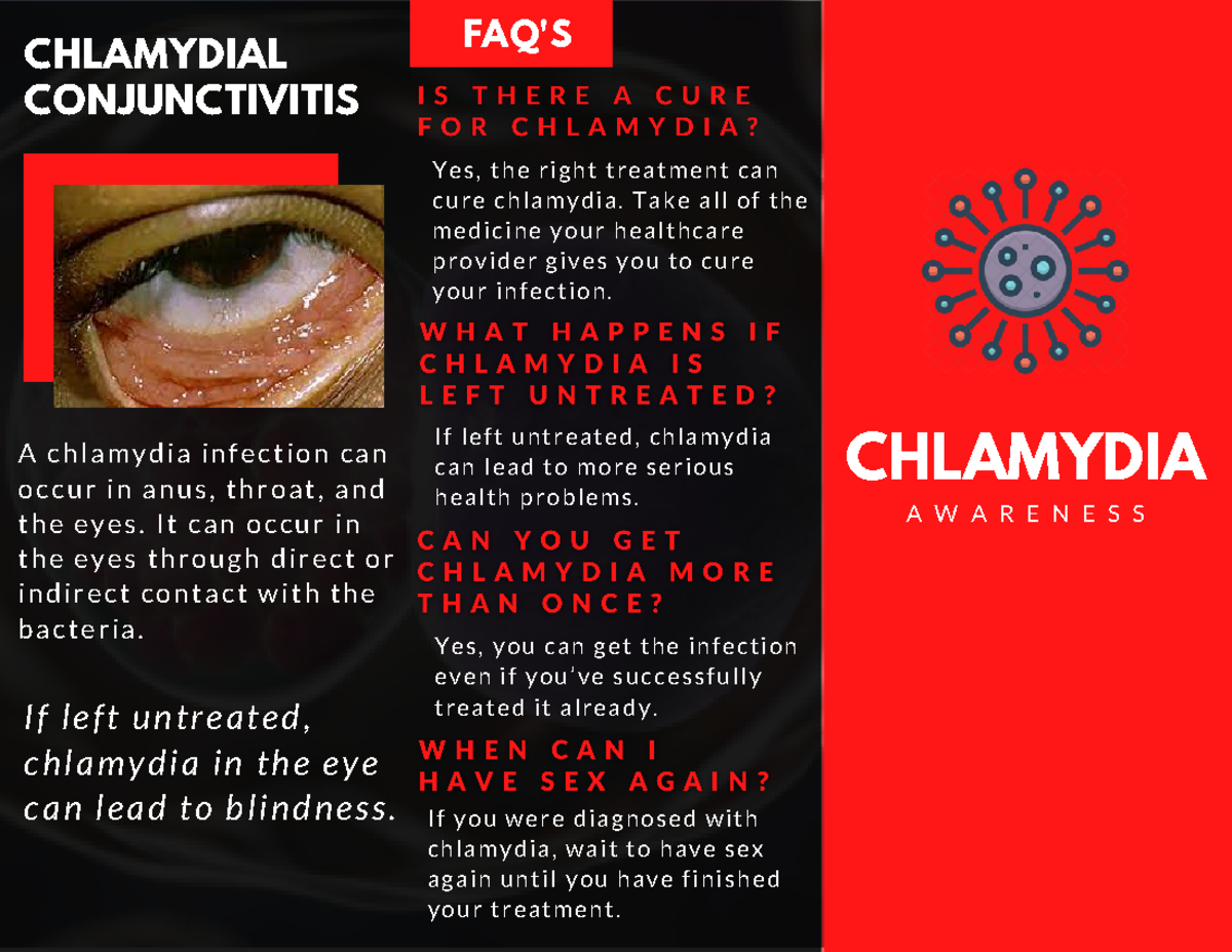 Production Studio Tri-fold Brochure - CHLAMYDIA FAQ'S A W A R E N E S S ...