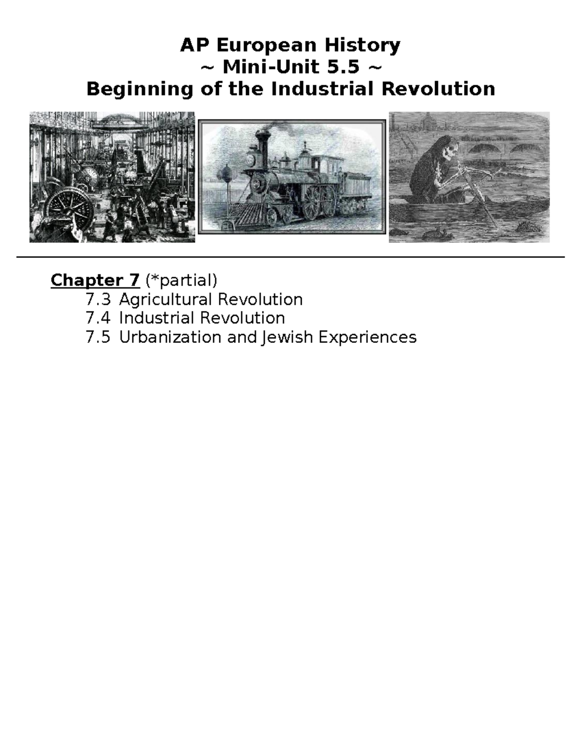 Kevin Martinez - Unit 5.5 Notes - AP European History ~ Mini-Unit 5 ...