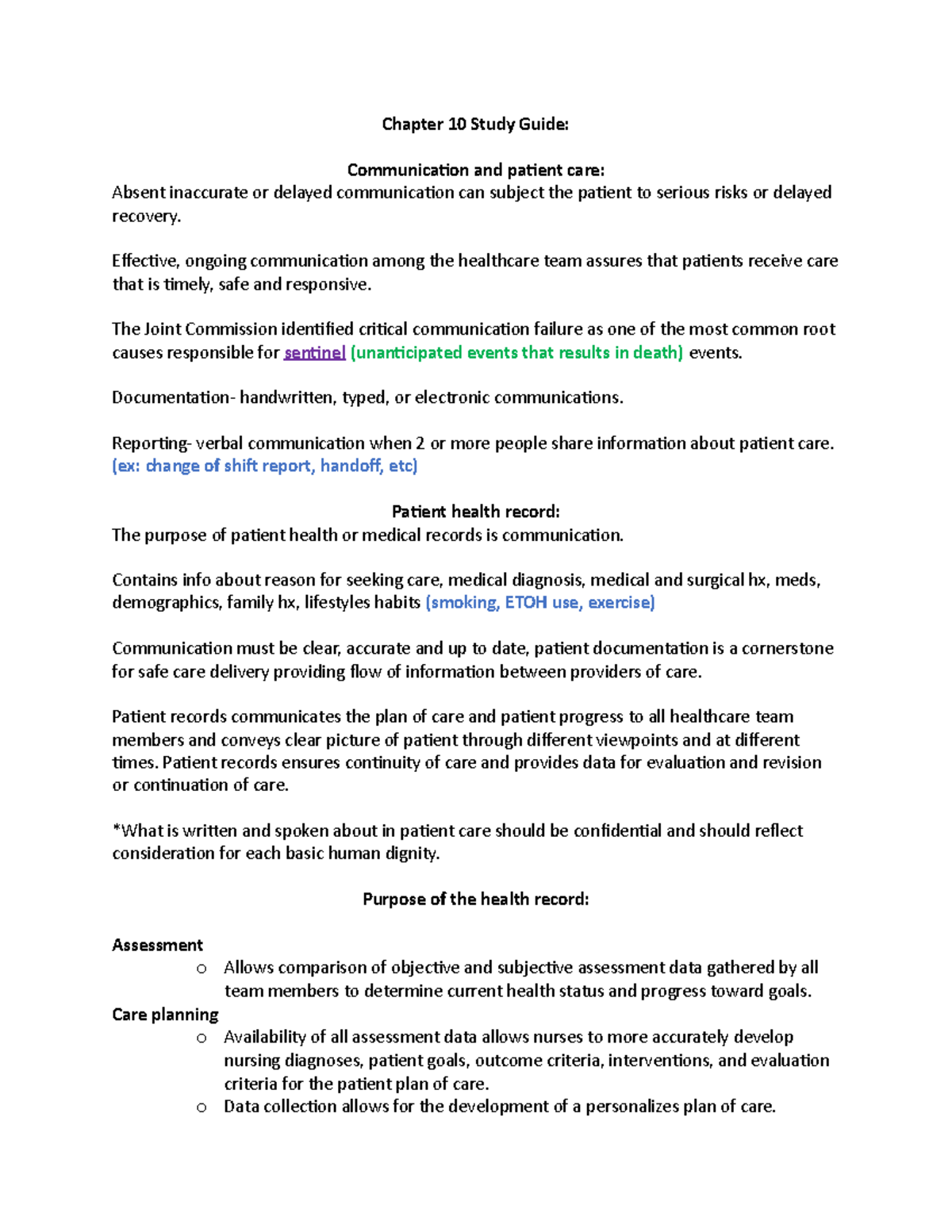 Chapter 10 study guide - Studocu
