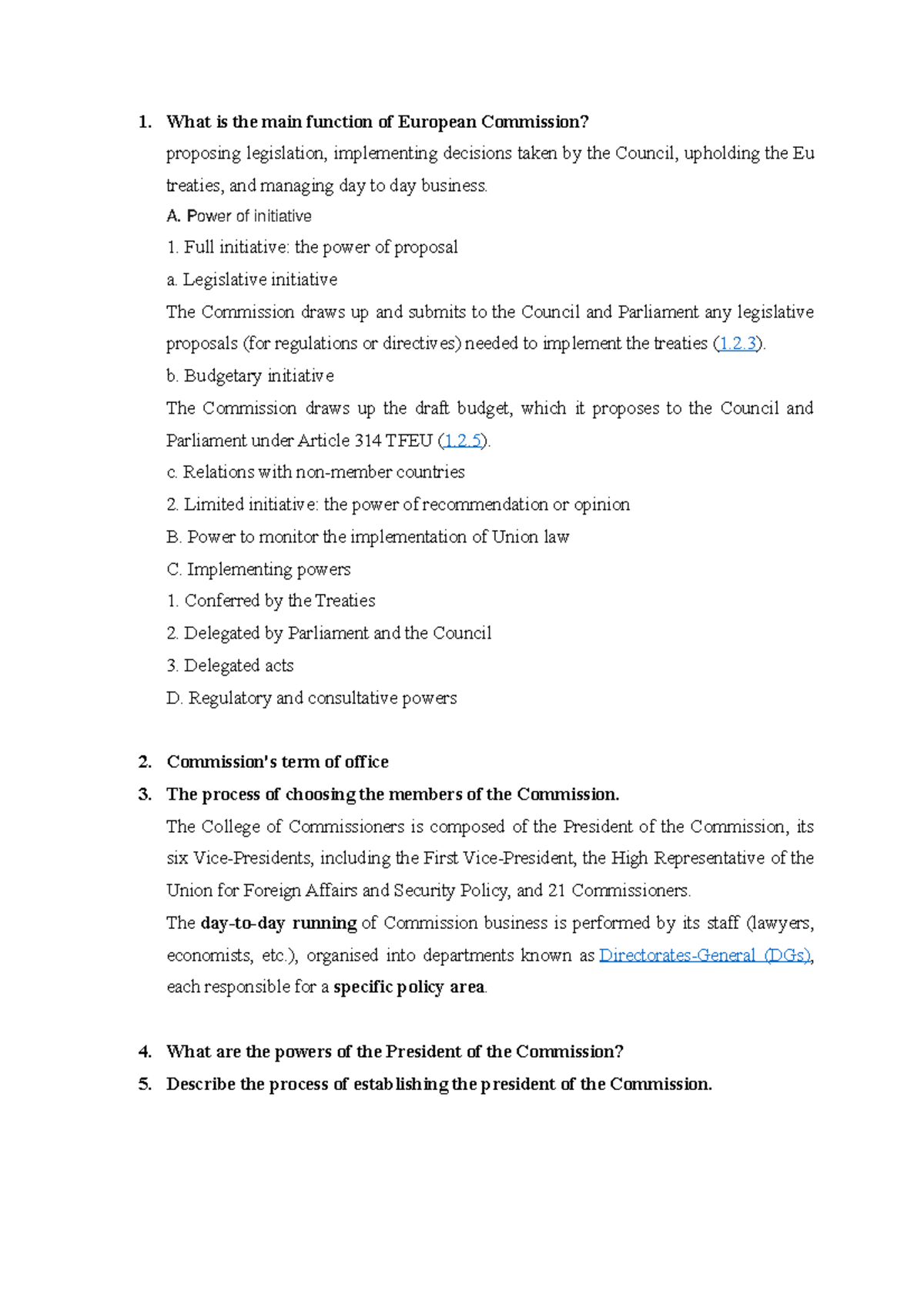 5 seminar E Commission - Summary Economics 101 - What is the main ...