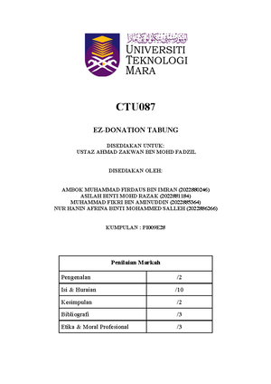 CTU087 Inovasi - Just for review only - CTU SERTU SOAP PAPER Disediakan ...