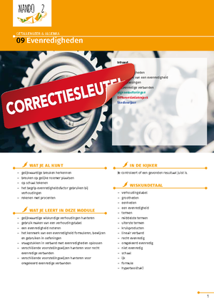 Correctiesleutel module 11 - Nando 1 Inhoud Instap 1 Rekenen met ...