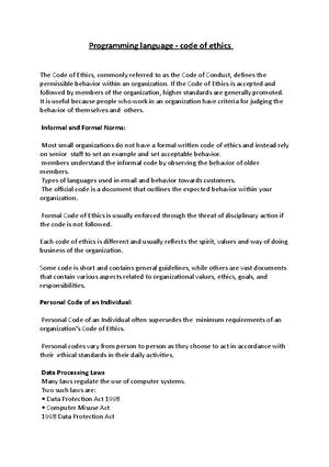 Programming language – high level languages lecture note - It resembles ...