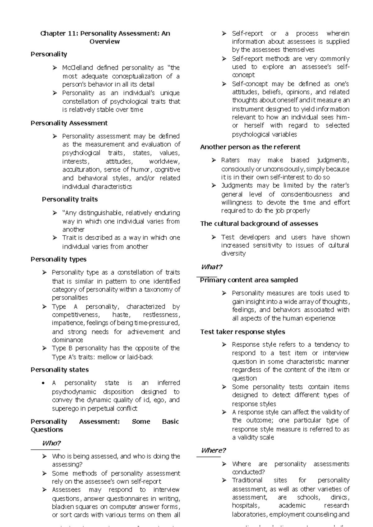 Inbound 6435869974904820773 - Chapter 11: Personality Assessment: An ...