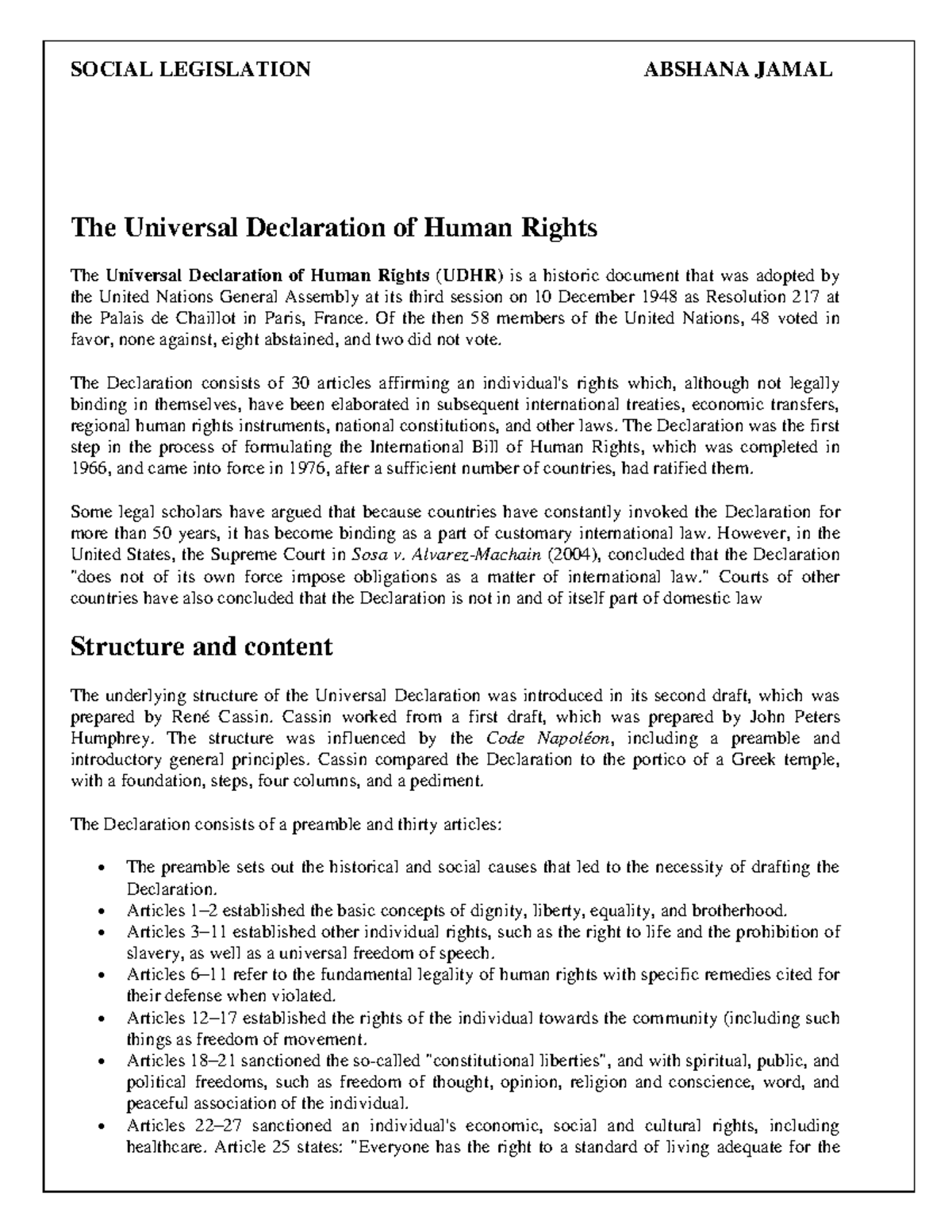 Sfsdgsjabkcakbjkbajbkaamac - The Universal Declaration of Human Rights ...