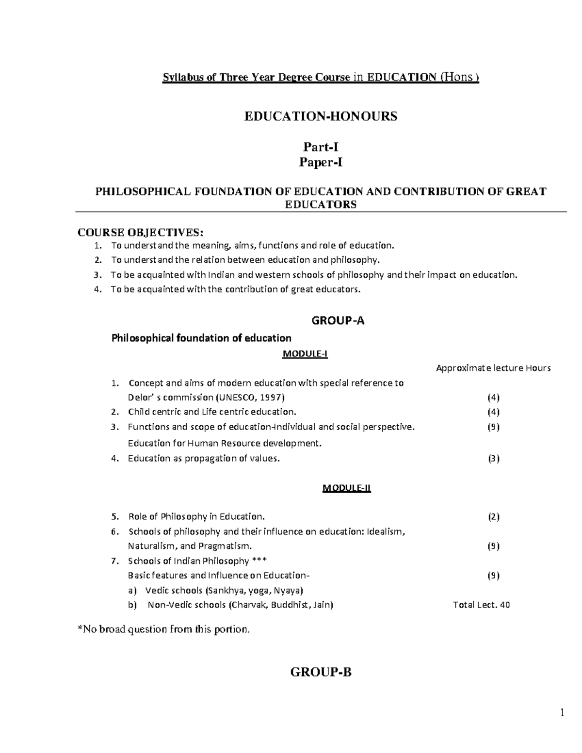 Education - This note gives you the complete details of history subject ...