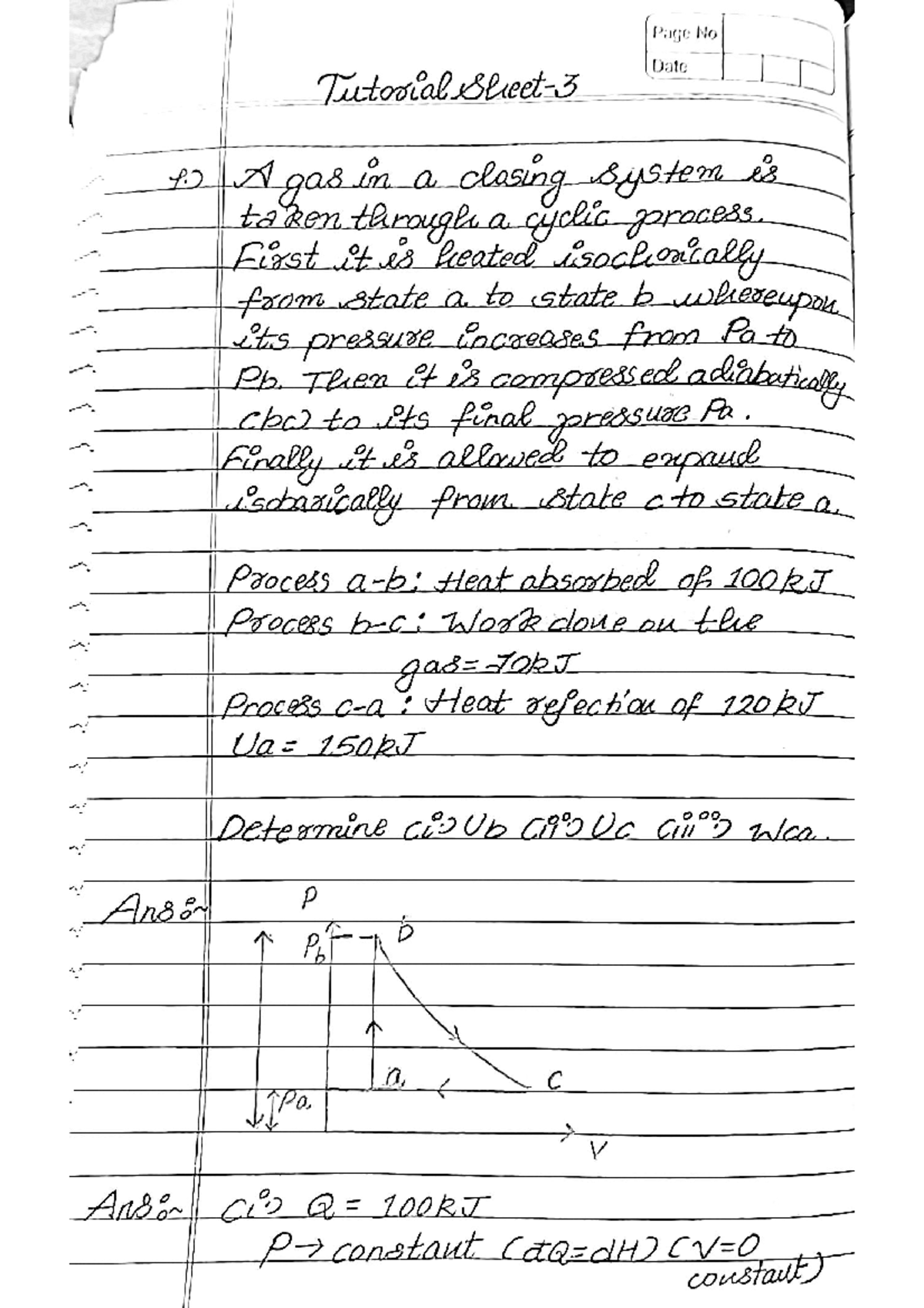 Tuts 3 - Thermodynamics and Heat Transfer - Studocu