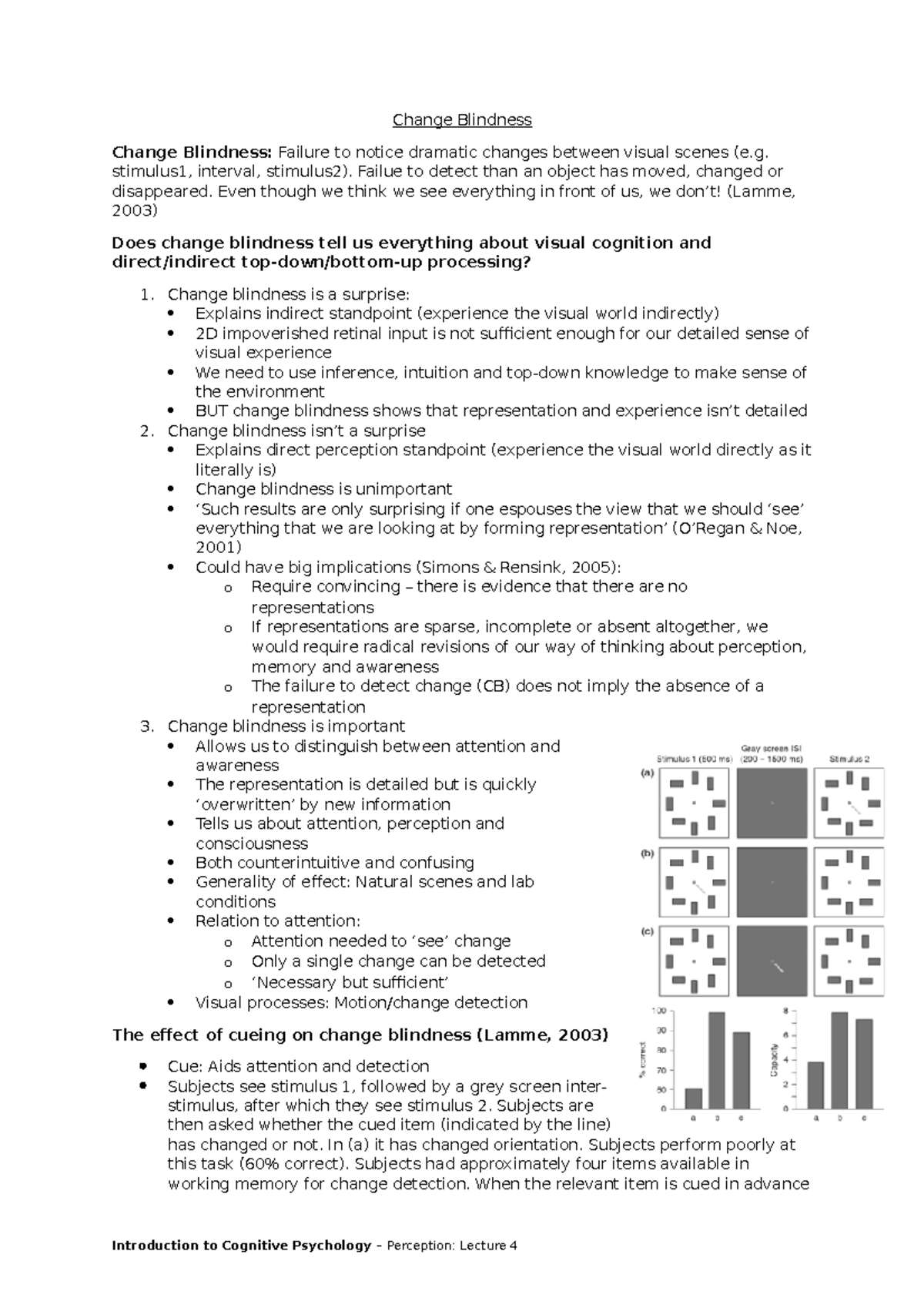 Perception - Change Blindness - Change Blindness Change Blindness ...